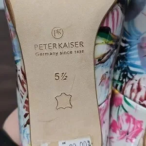 Peter Kaiser | Shoes | Peter Kaiser Size 55 White Marnero Anna Peep Toe ...